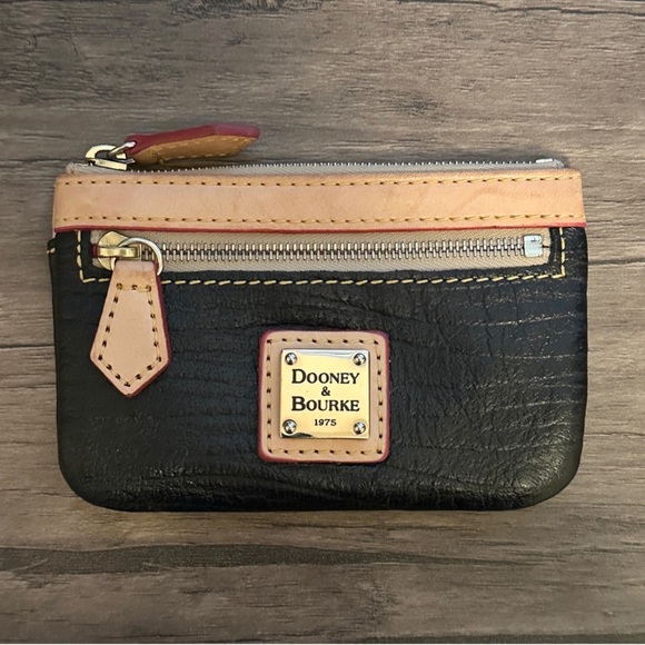 Dooney & Bourke | Accessories | Dooney Bourke Zip Coin Key Pouch Lizard ...